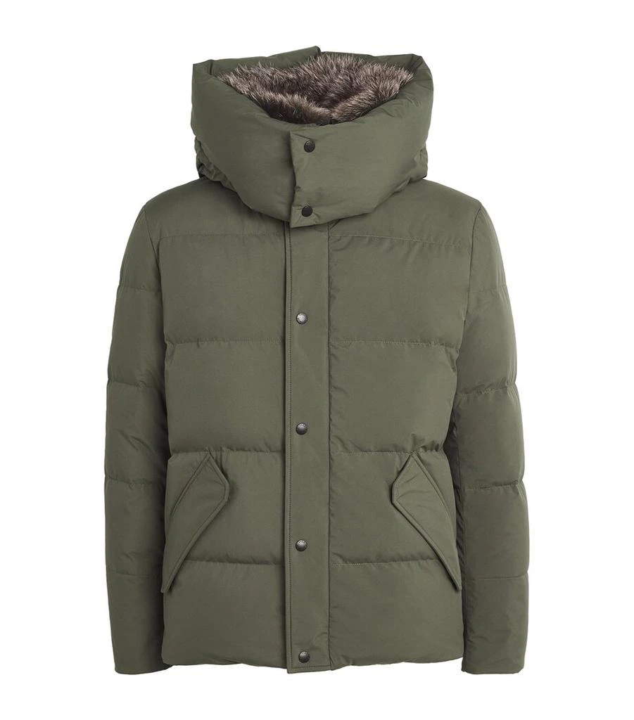 Fox Fur-Trim Puffer Jacket – On Sale Now with Up to 61% Off | Discover ...