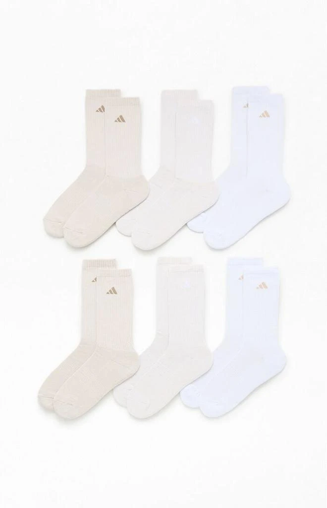 Adidas 6 Pack Classic Cushioned Crew Socks - Accessories - Free ...