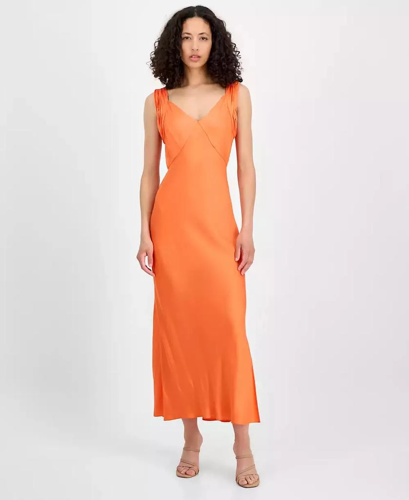 French Connection Women's Ennis Satin Maxi Dress - Dresses & Skirts ...