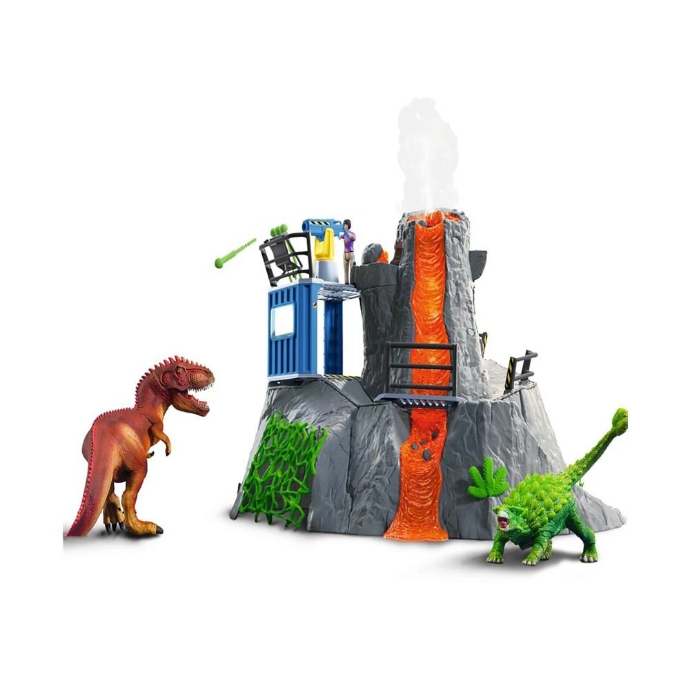 Schleich Dinosaurs Volcano Expedition Base Camp Playset - Baby & Kids ...