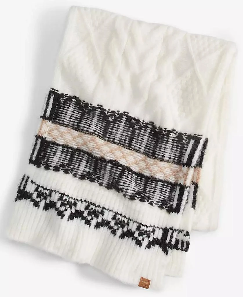 Cole Haan Women's Reversible Fair Isle Scarf - Scarves - Free Shipping ...
