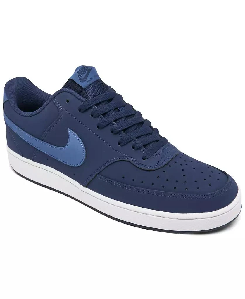 NIKE Men’s Court Vision Low Nubuck Casual Sneakers from Finish Line ...
