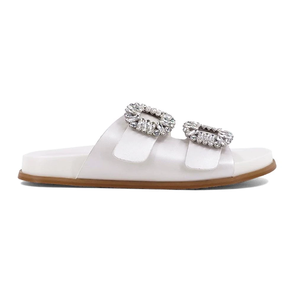 Shu Shop Bridget Rhinestone Slide Sandals - Slippers - Free Shipping ...
