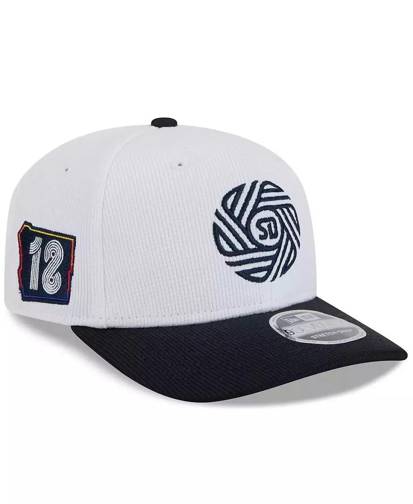 New Era Men's White/Navy San Diego FC 2025 Jersey Hook 9SEVENTY Stretch ...