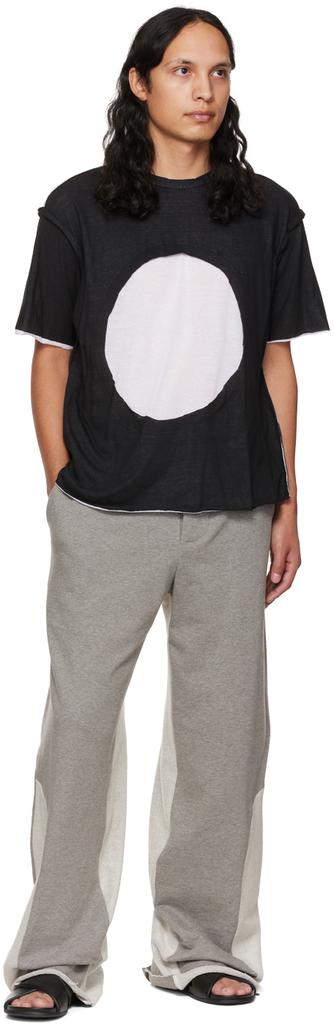 Edward Cuming SSENSE Exclusive Black & White Circle Window T Edward Cuming SSENSE Exclusive Black & White Circle Window T
