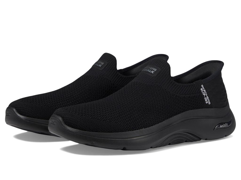 Go Walk Arch Fit 2.0 Val Hands Free Slip Ins Black 5.5