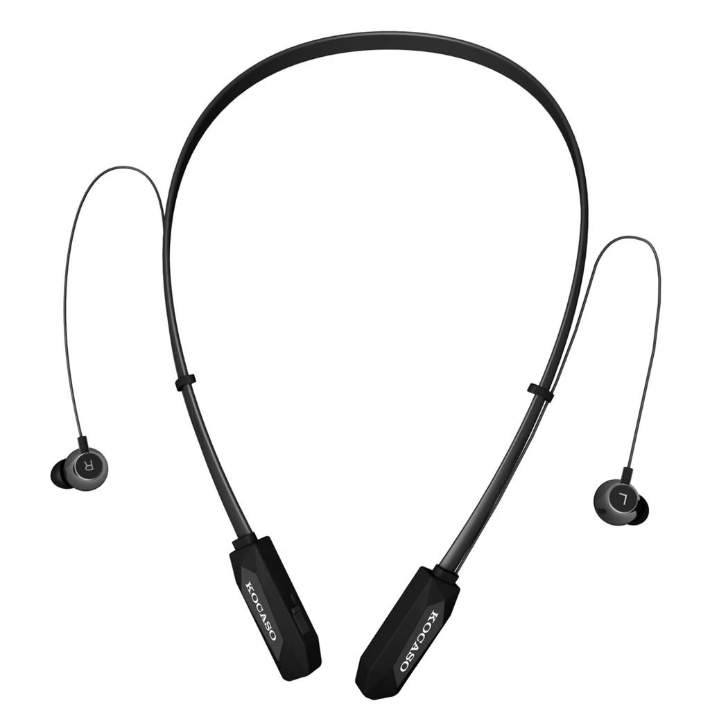 15Hrs Wireless Neckband Headphones - Sweat-proof Sport Earbuds with ...