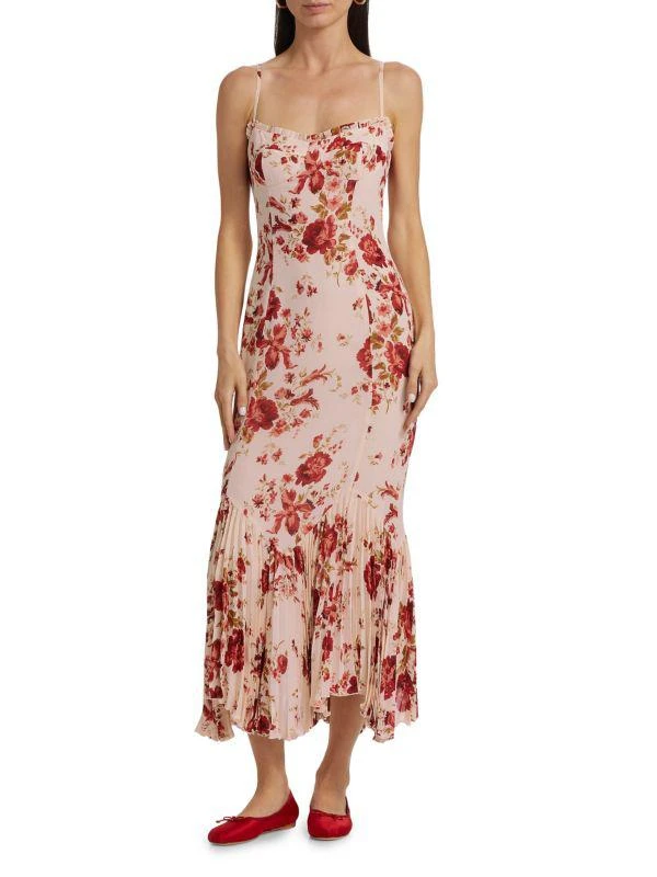Reformation Aiko Rose Georgette Maxi Dress - Dresses & Skirts - Free ...