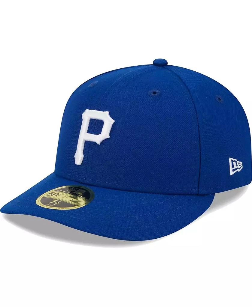 New Era Men's Royal Pittsburgh Pirates White Logo Low Profile 59FIFTY ...