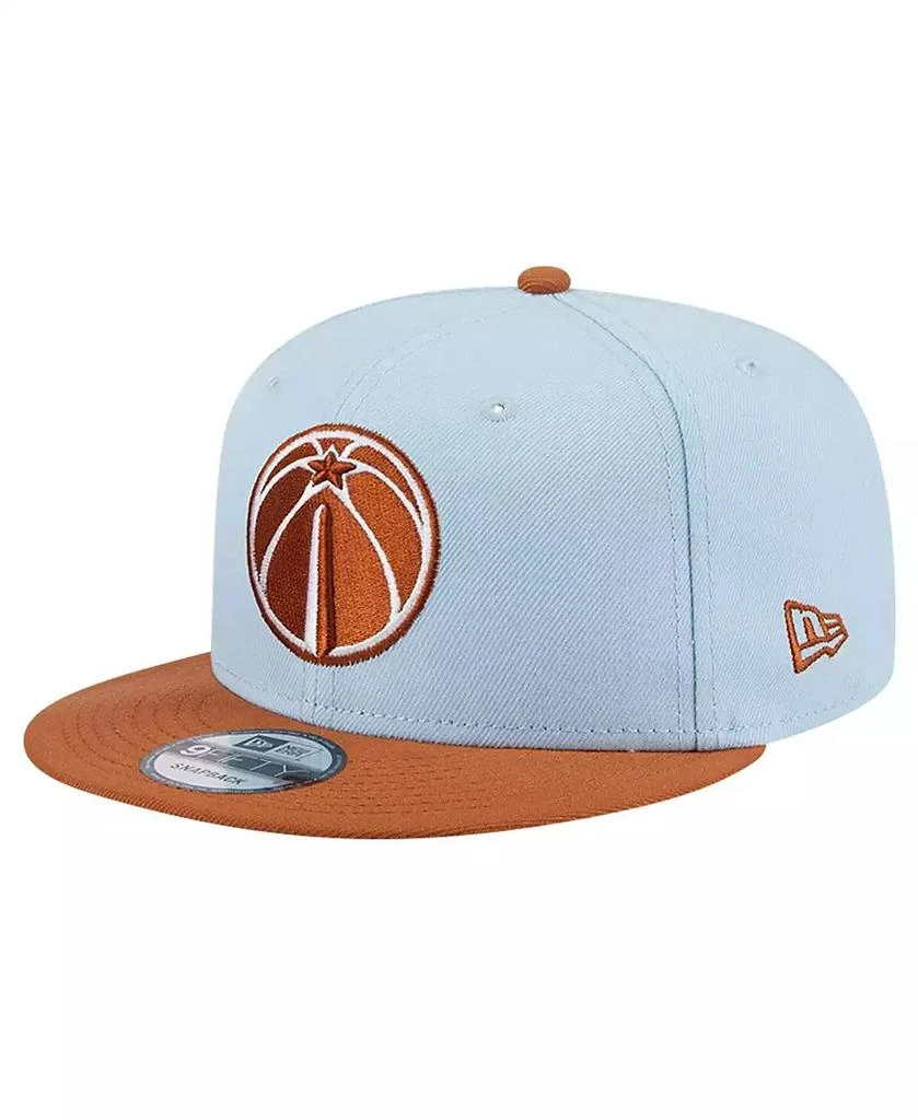 New Era Men's Light Blue/Brown Washington Wizards 2-Tone Color Pack ...