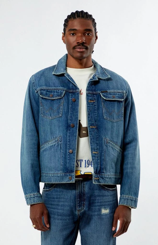 Wrangler x PacSun Classic Denim Trucker Jacket - Coats - Free Shipping ...