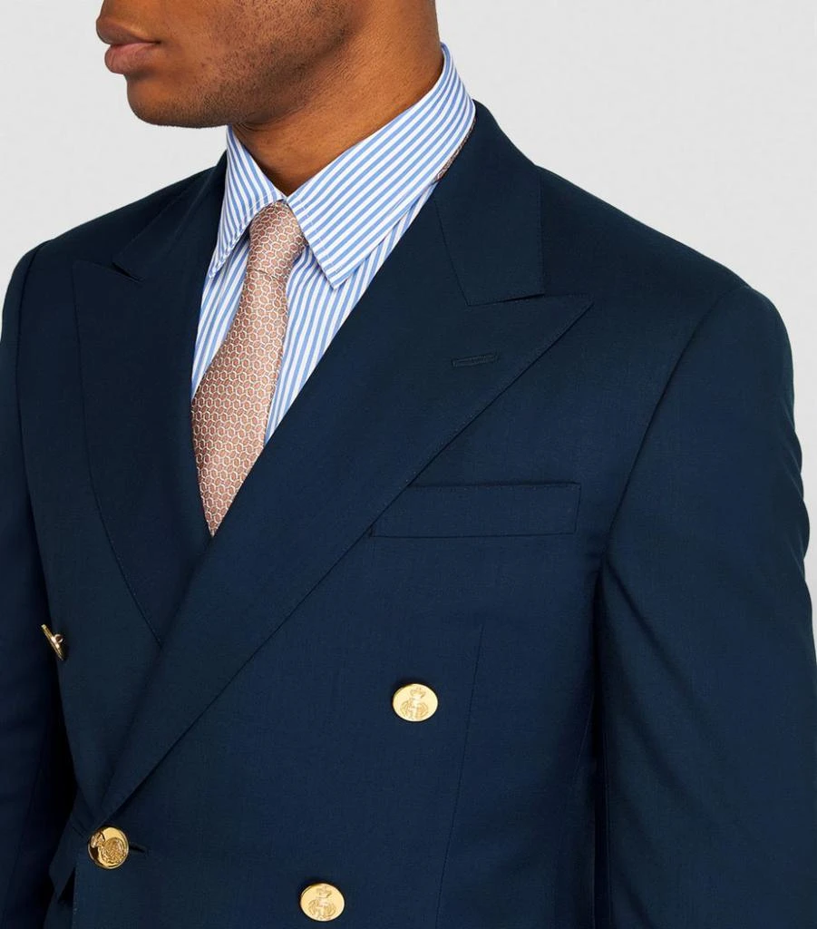 Ralph Lauren Purple Label Double-Breasted Suit Jacket - Suits - BeyondStyle