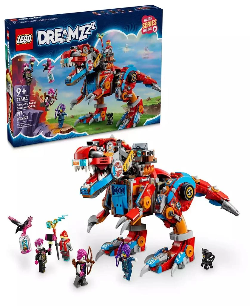 LEGO Dreamzzz Cooper's Robot Dinosaur C-Rex Toy Building Set 71484, 917 ...