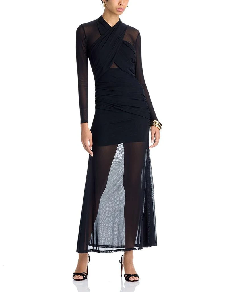 Shop Marice Mesh Maxi Dress on Sale at BeyondStyle – Get Lowest price ...