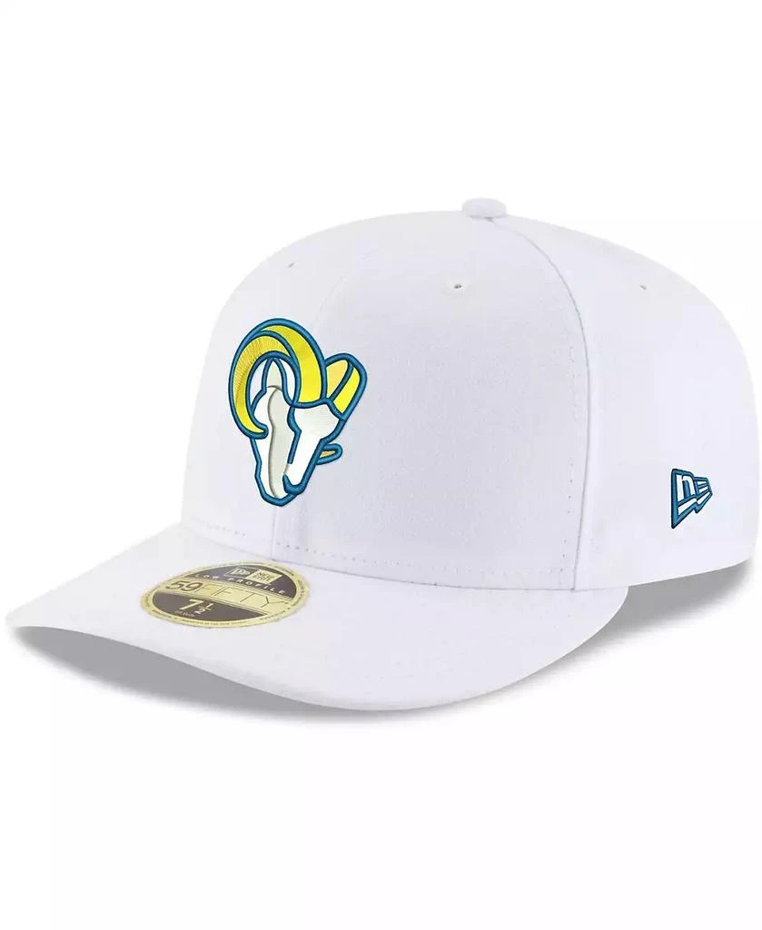 New Era Men's White Los Angeles Rams Alternate Logo Omaha Low Profile ...