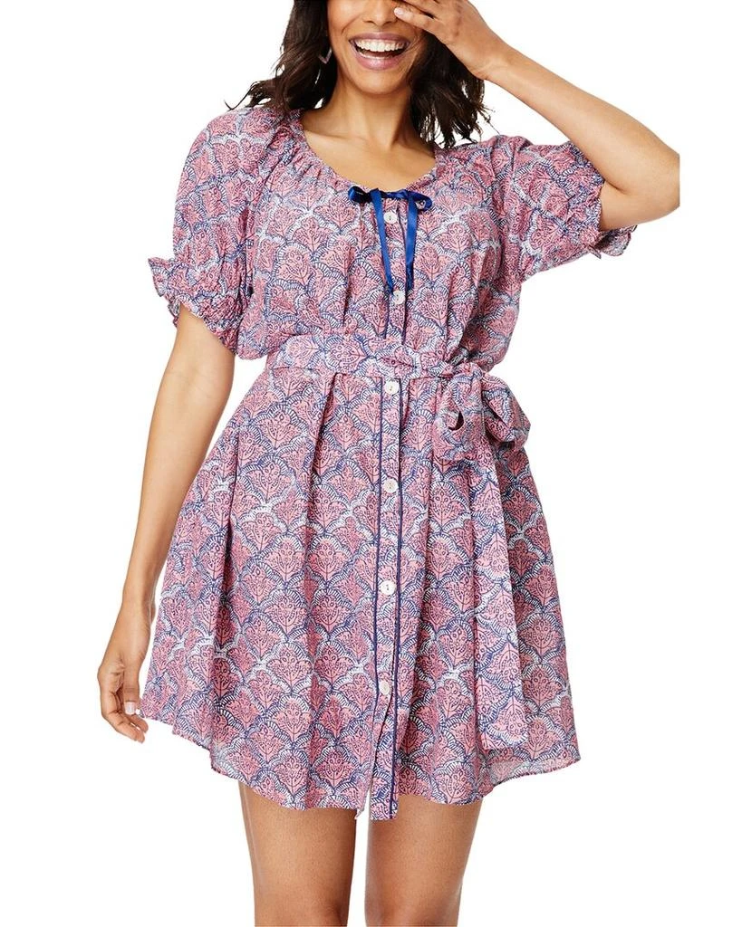 Roller Rabbit Jemina Haisley Lounge Silk-Blend Dress – On Sale Now with ...