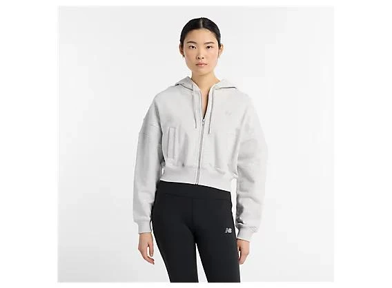 New Balance French Terry Full Zip - Free Shipping - BeyondStyle