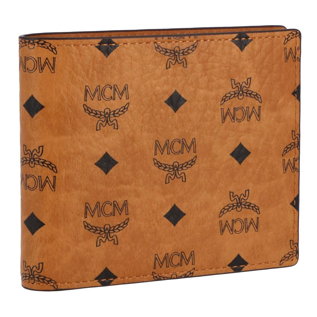 Shop MCM Men Bifold Wallet In Brown Visetos on Sale at BeyondStyle ...