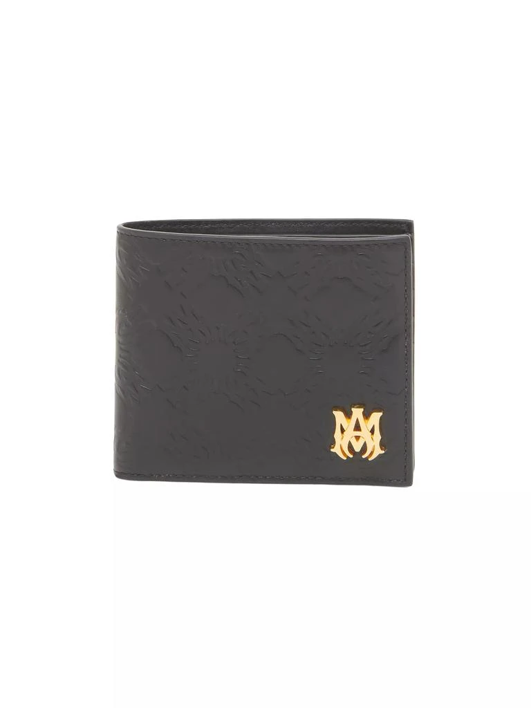AMIRI Logo-Monogrammed Quad Leather Bifold Wallet - Wallets - Free ...
