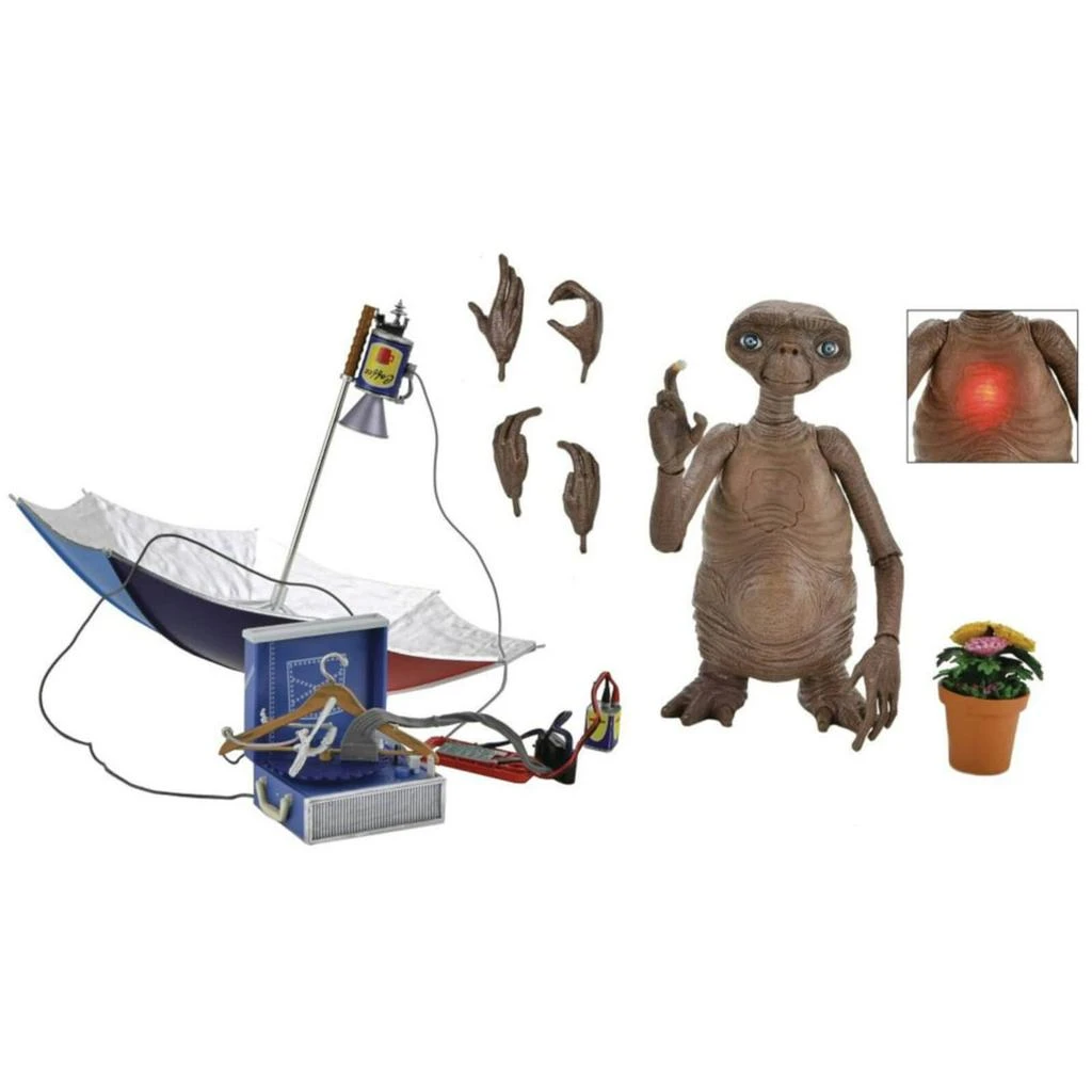 NECA E.T. The Extra-Terrestrial 40th Anniversary Deluxe Ultimate E.T ...