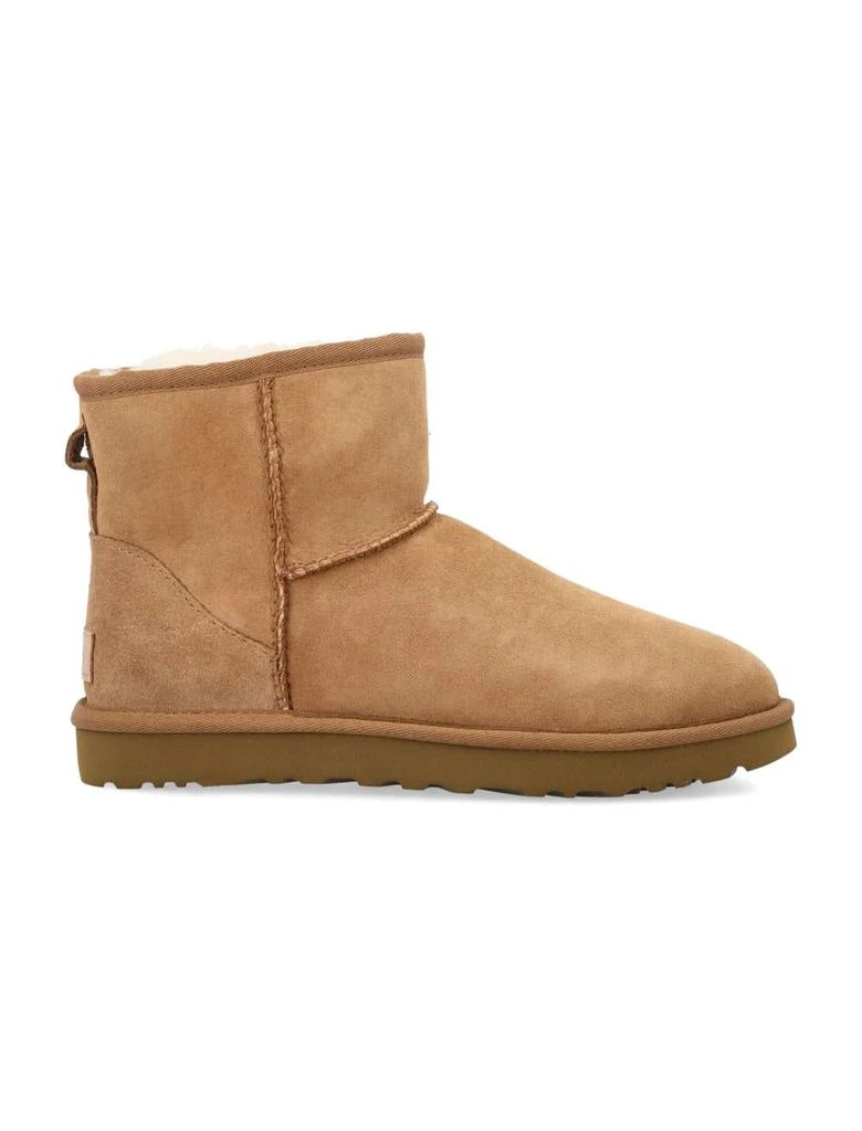 Shop UGG Classic Mini Ii Suede Boots With Shearling Lining on Sale at ...