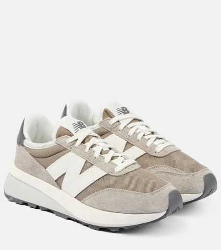 New Balance 370 suede-trimmed sneakers - Sneakers - BeyondStyle
