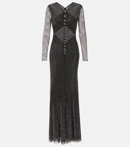 Embellished fishnet gown – On Sale Now with Up to 32% Off | Discover ...