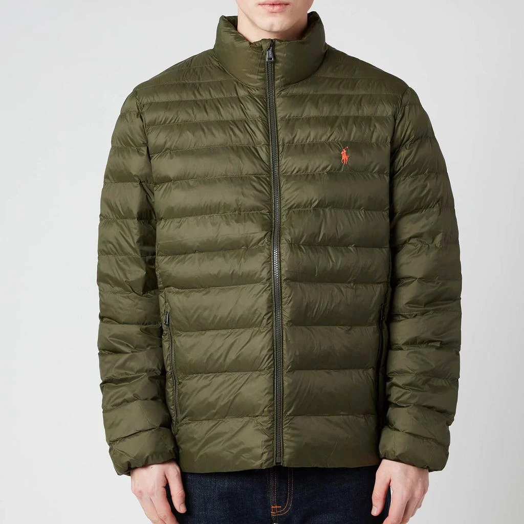 Shop Polo Ralph Lauren Men's Terra Poly Filled Jacket - Dark Loden on ...