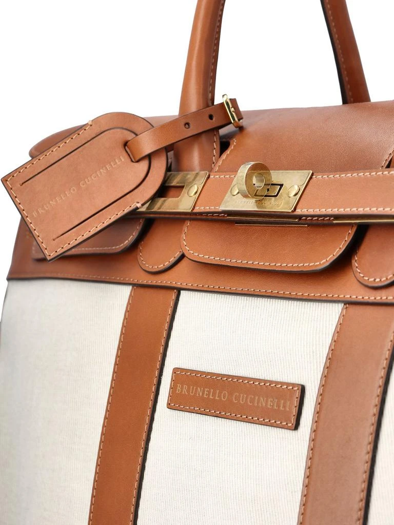 Brunello Cucinelli Brunello Cucinelli Logo Patch Suitcase - Luggage ...