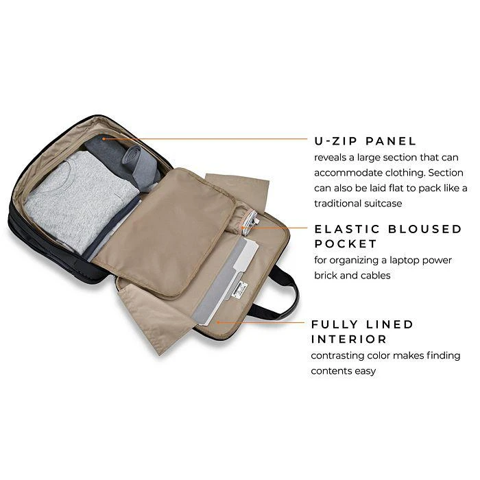 Briggs & Riley @Work Medium Expandable Brief - Briefcases - Free Shipping - BeyondStyle