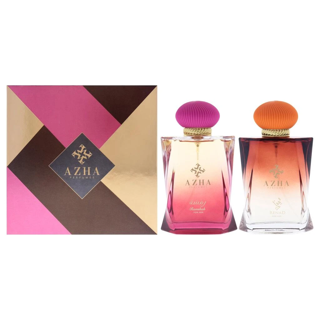 Perfume Set by for Women - 2 Pc Gift Set 3.3oz Ramshah EDP Spray, 3.3oz ...
