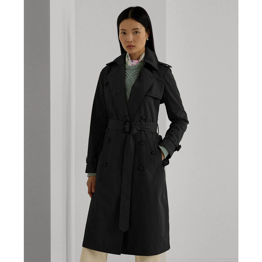 Lauren Ralph Lauren Women's Double-Breasted Trench Coat - Coats - Free ...