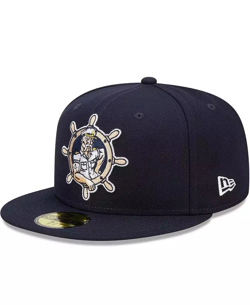 New Era Men's Navy Lake County Captains Marvel x Minor League 59FIFTY ...