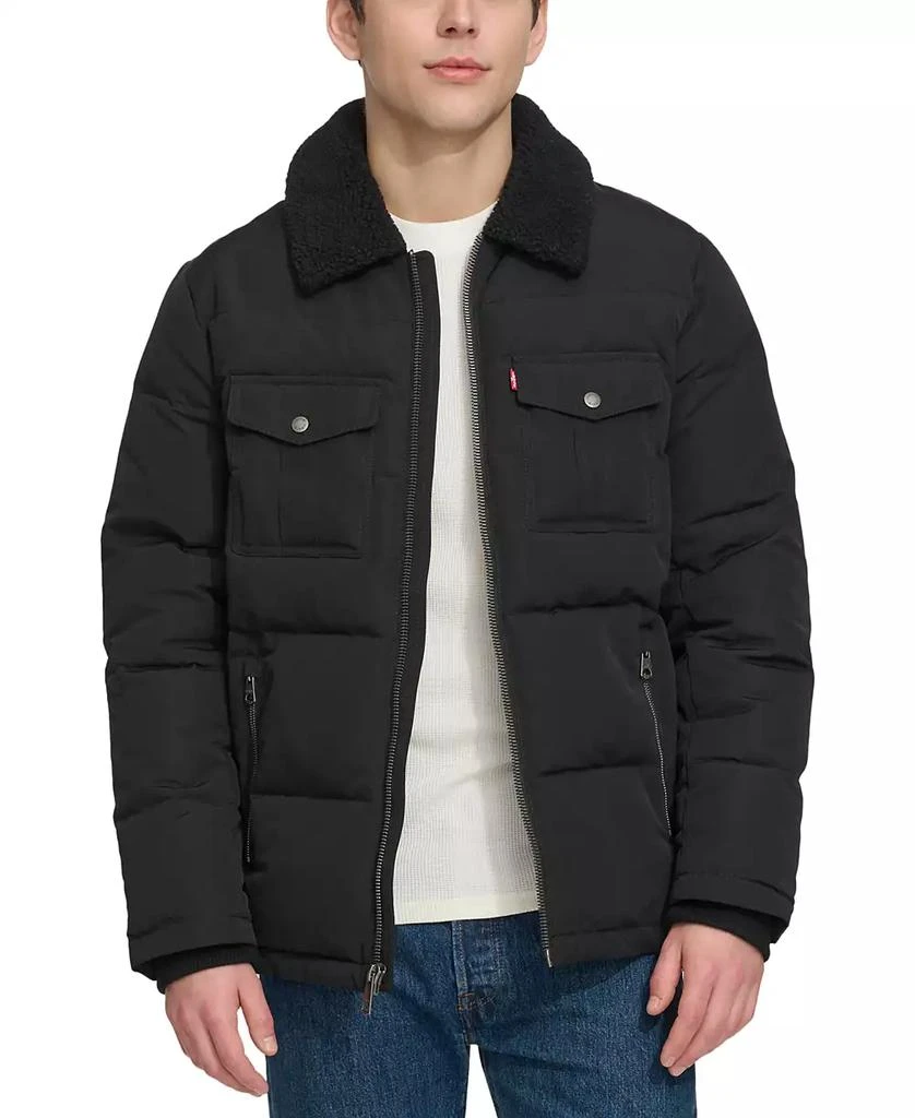 Levi's Men's Aviator Puffer Jacket - Coats - Free Shipping - BeyondStyle