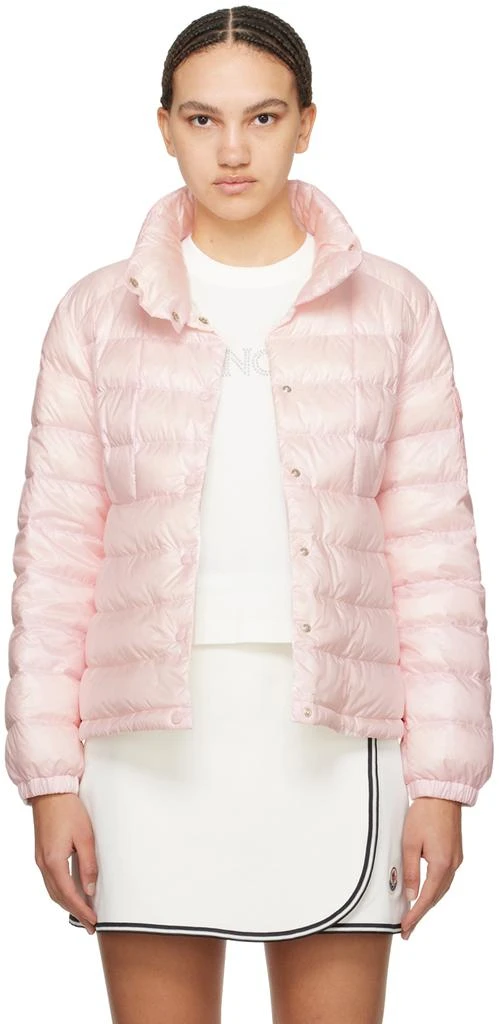 Moncler Pink Amina Down Jacket - Coats - Save Extra 10% OFF - BeyondStyle