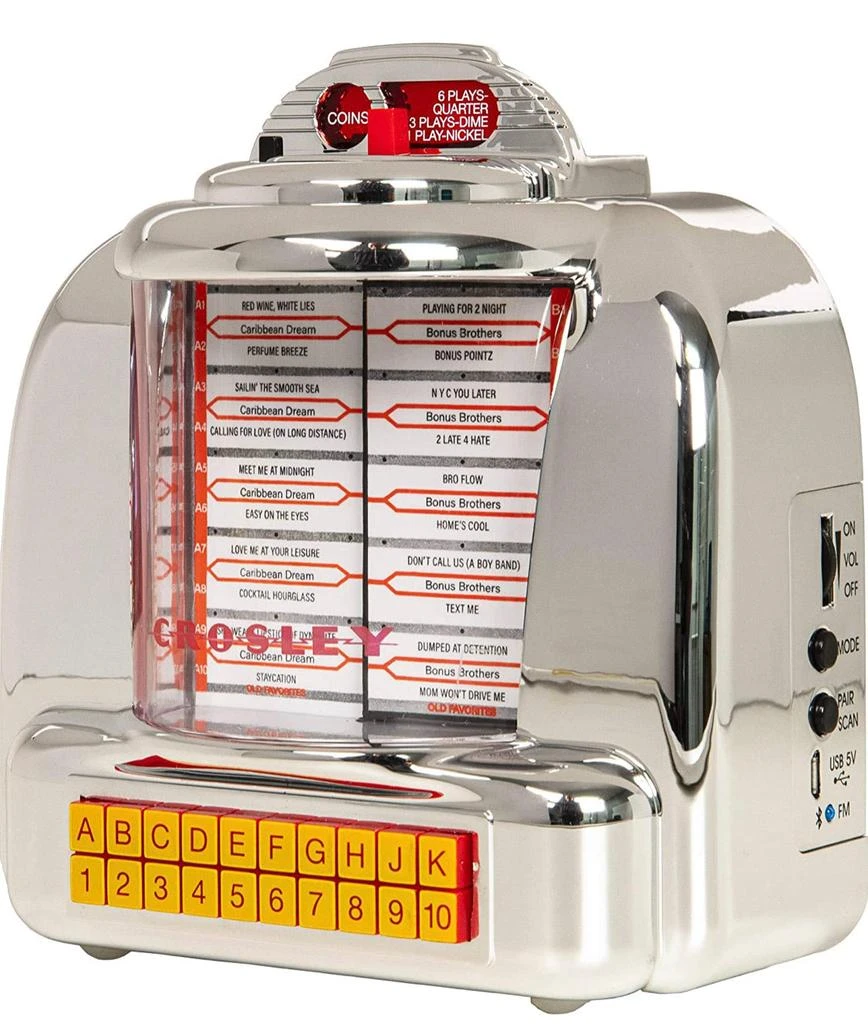 Crosley Diner Mini Jukebox Bluetooth Tabletop Fm Radio - Free Shipping ...