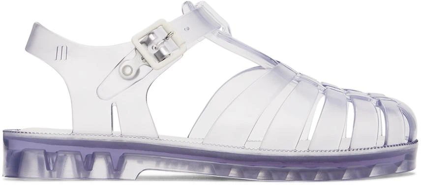 Mini Melissa Kids Transparent Possession Sandals - BeyondStyle