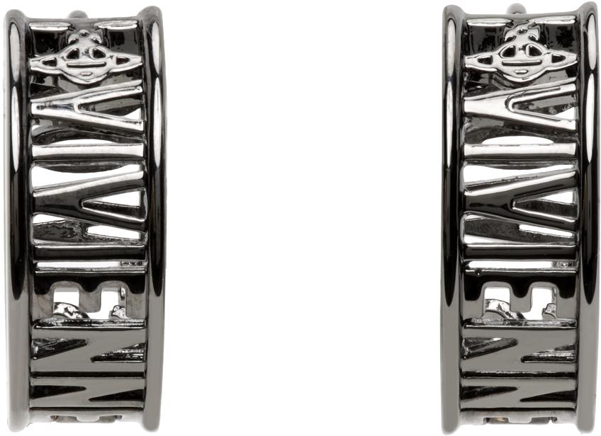 Vivienne westwood gunmetal earrings store