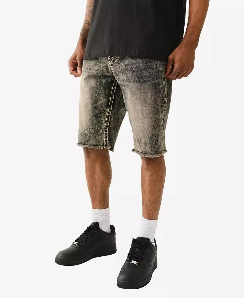 True Religion Men's Ricky Super T Flap Fray Shorts - Shorts - Free ...