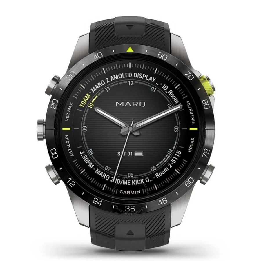 Garmin MARQ Athlete Gen 2 Quartz Digital Men's Smart Watch 010-02648 ...
