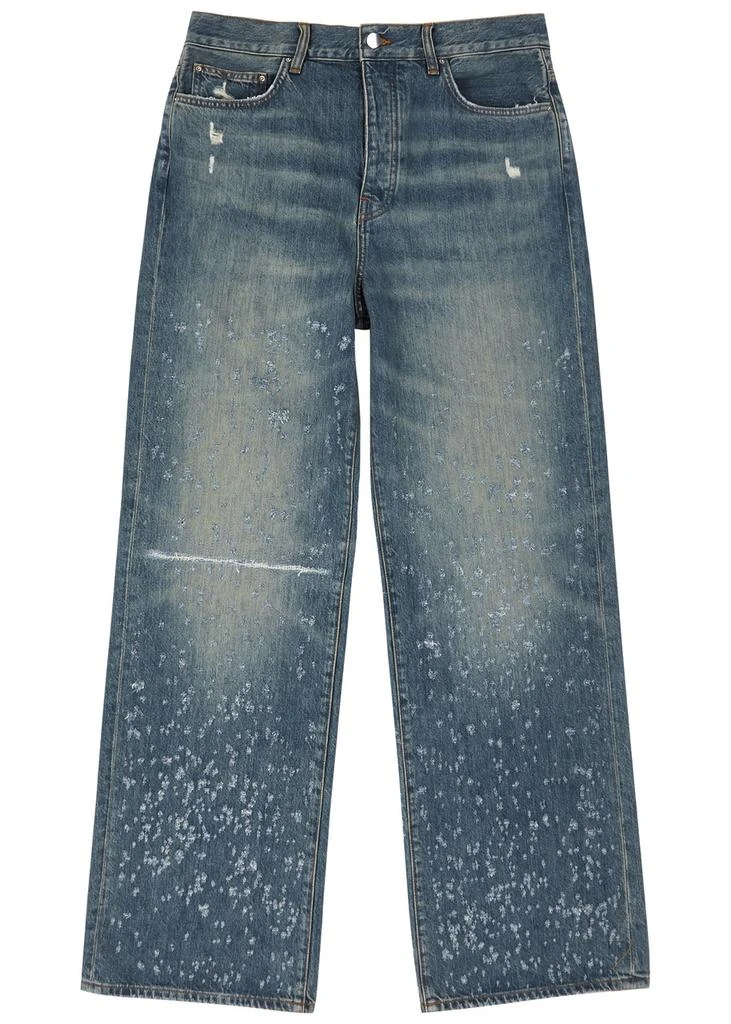 AMIRI Shotgun distressed straight-leg jeans - Jeans - BeyondStyle