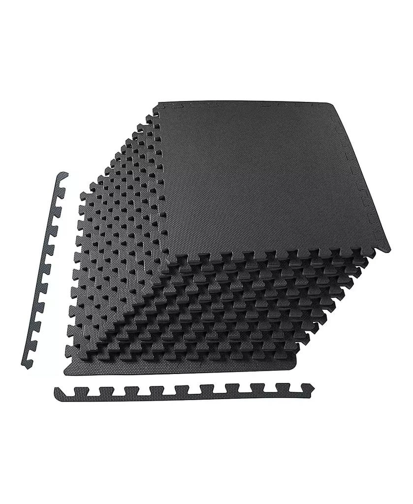 BalanceFrom Fitness 48 Sq Ft Interlocking EVA Foam Exercise Mat Tiles ...