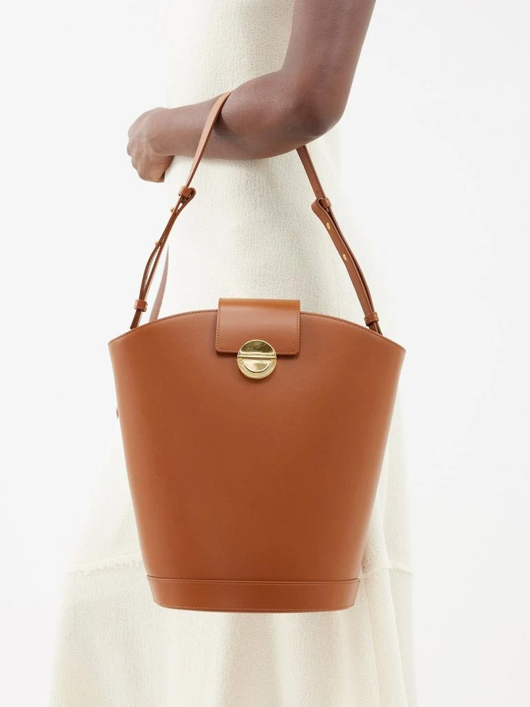 Objets Daso Vivian leather bucket bag - Tote Bags - Free Shipping ...