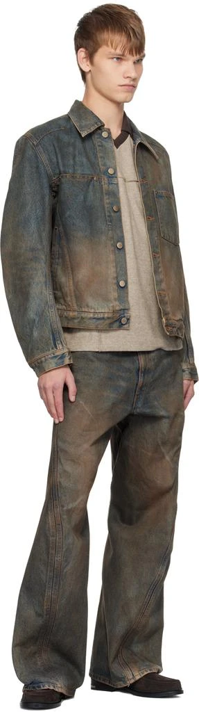 Shop Brown Faded Denim Jacket on Sale at BeyondStyle – Get 47% Off ...