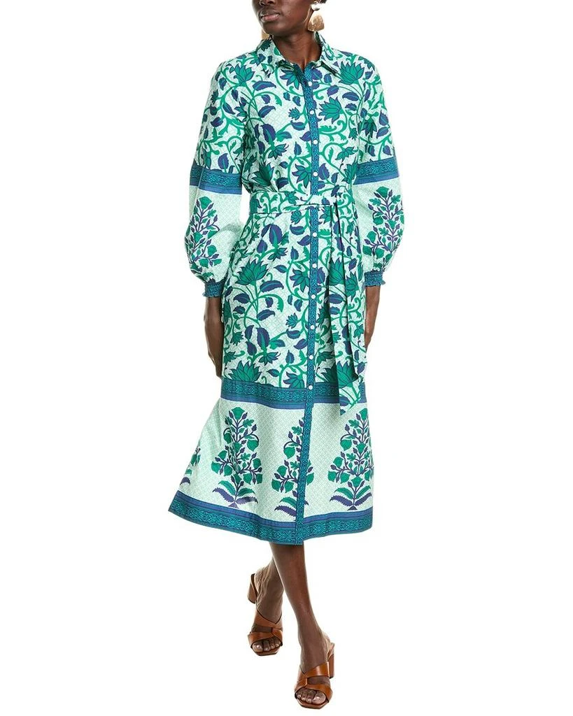 Garrie B Button-Down Midi Dress - Dresses & Skirts - Free Shipping ...