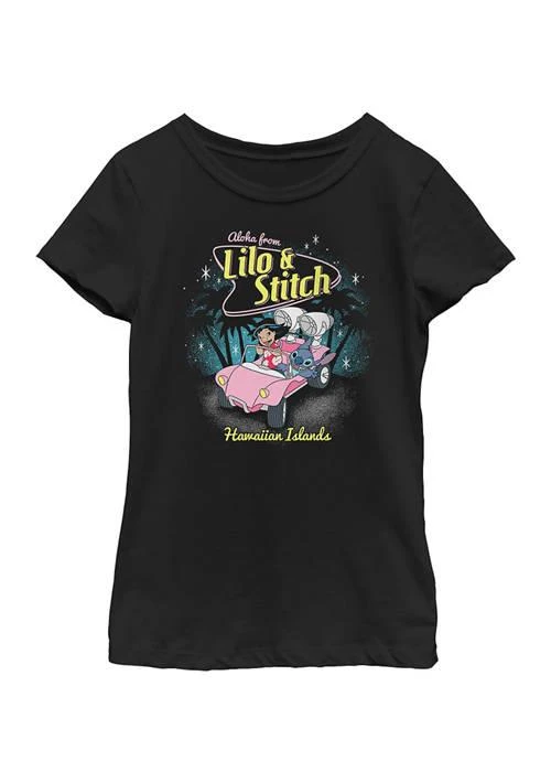 Lilo & Stitch And Stitch Girls 7 16 50S Stitch Graphic T Shirt - Kid's ...