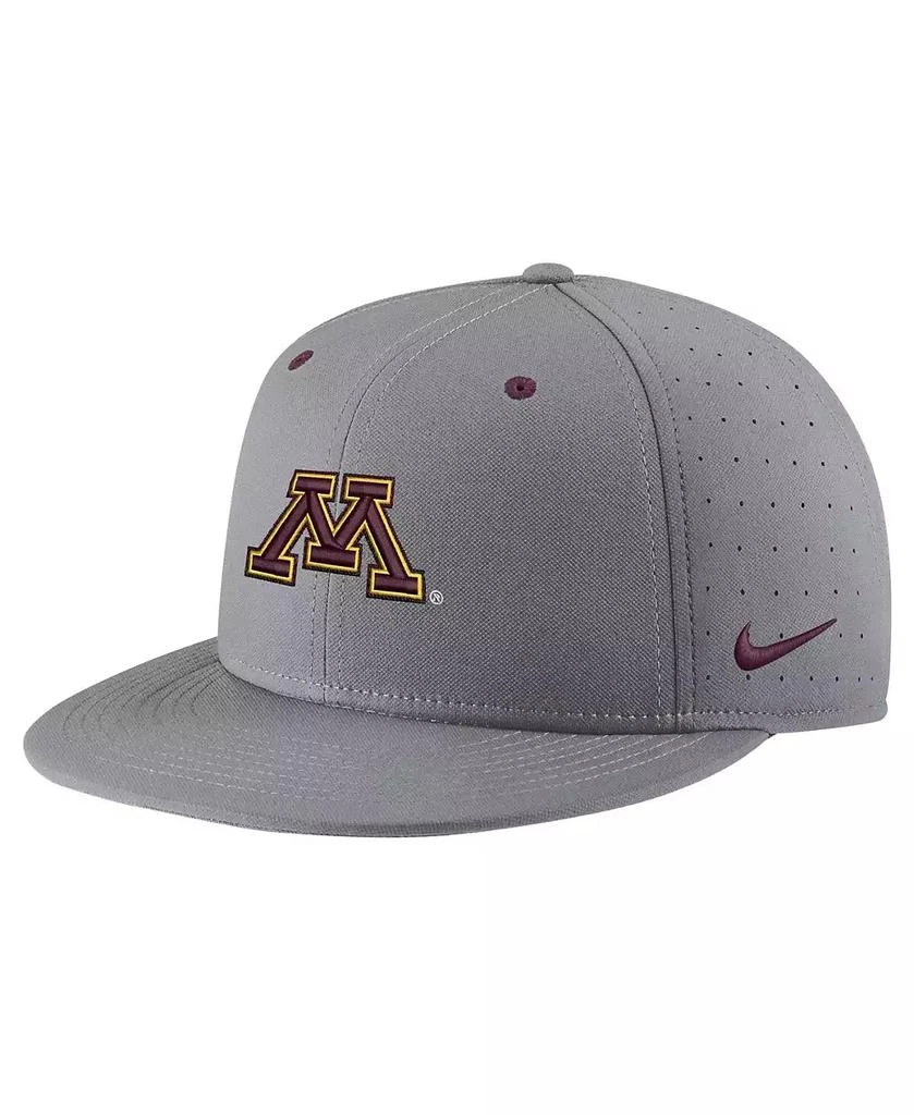 Nike Men's Gray Minnesota Golden Gophers USA Side Patch True AeroBill ...