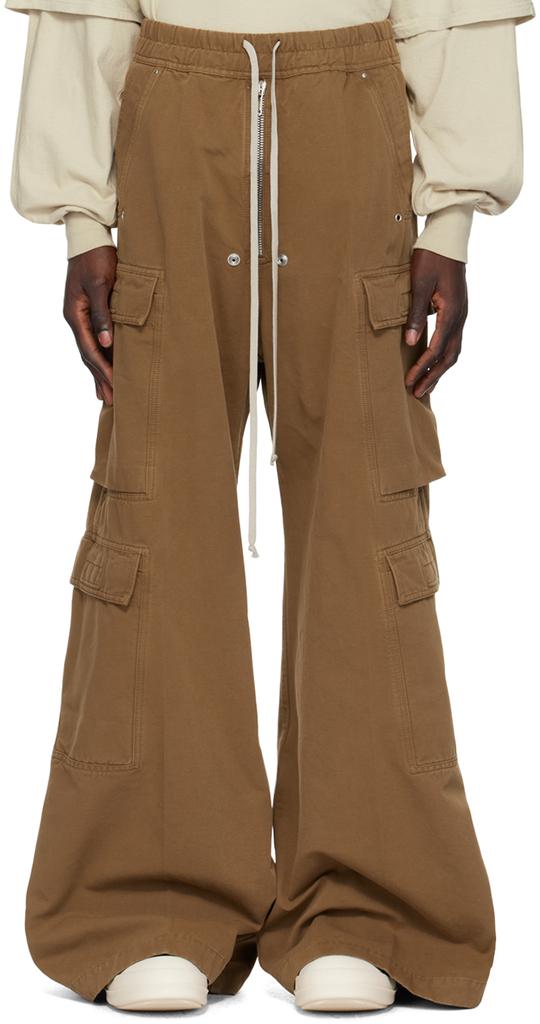 Rick Owens Brown Jumbo Bela Cargo Pants - Pants - BeyondStyle Rick Owens Brown Jumbo Bela Cargo Pants - Pants - BeyondStyle