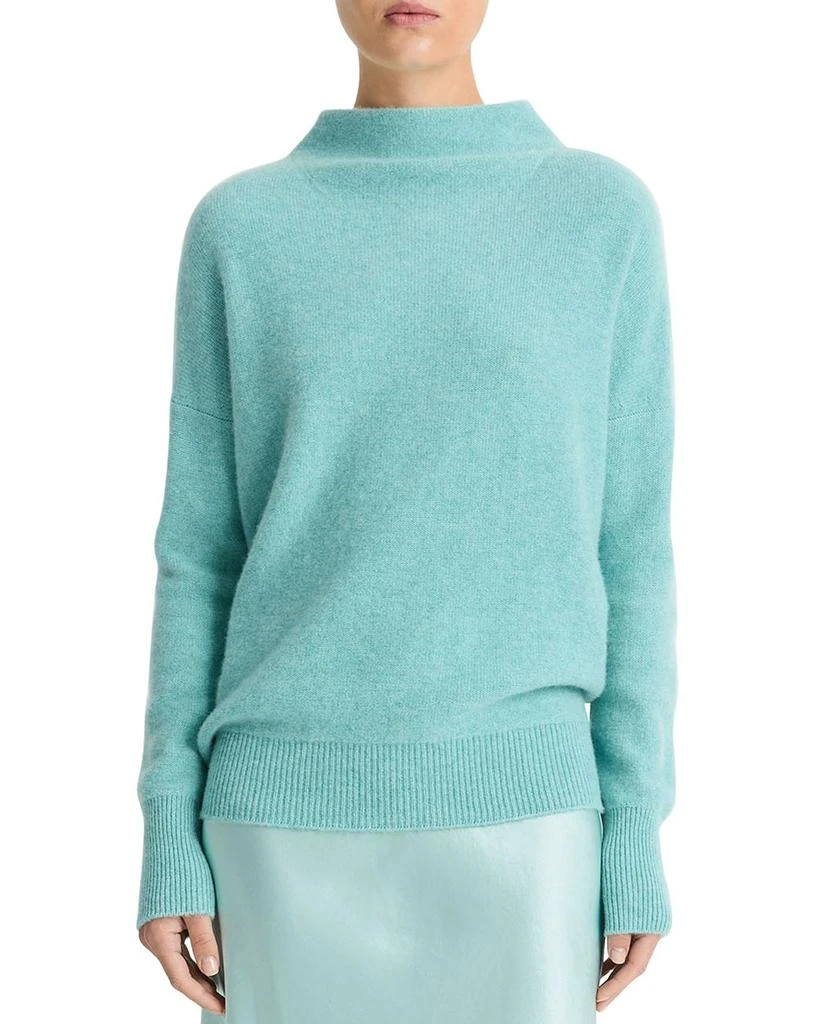 Boiled funnel stores neck pullover in heather
