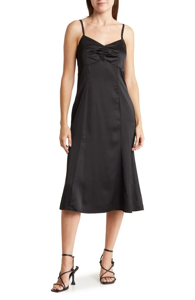 Melrose and Market Ruched Satin Dress - Dresses & Skirts - BeyondStyle